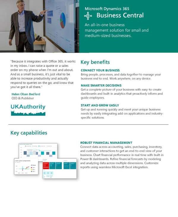 Microsoft Dynamics 365 Business Central capabilities doc – FL Computer Tech